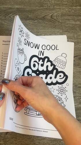 6th Grade January Early Finisher Activities Bundle | Literacy, Math ...