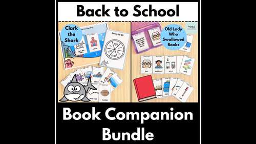 Back to School Book Companion Bundle with Clark the Shark & the Old Lady