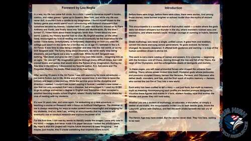 Greek Mythology and AI Research Project Component 1: Myth Research and ...