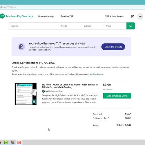 Bundle - No Prep - Music or Choir Sub Plans III & IV - Self Grading