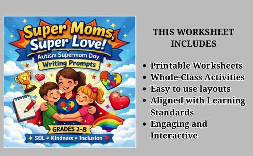 Everyday Heroes | Autism Supermom Day Writing & Reflection Prompts ...