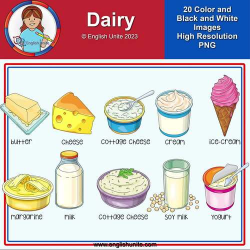 Clip Art - Food Groups Bundle by English Unite Clip Art | TPT