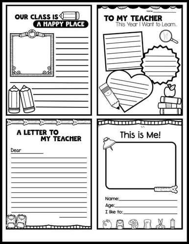 A Letter From Your Teacher On The First Day Of School by Kidz Learning ...