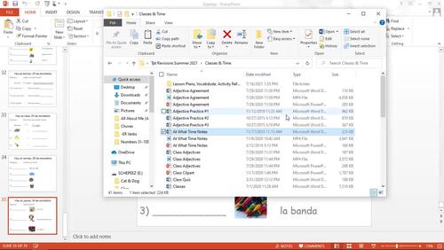 Spanish I Unit- Classes, Class Opinion, Time w/ Sched Project, & Intro ...