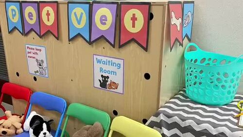 Pet Vet Dramatic Play Center - Pre-School, Pre-K, and Kindergarten