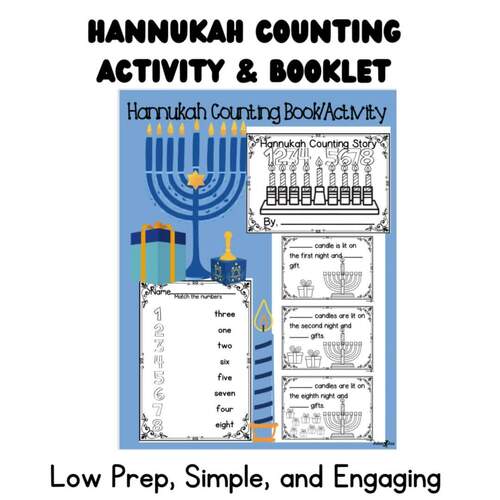 Hanukkah Counting Book by Julez and Jaz | TPT