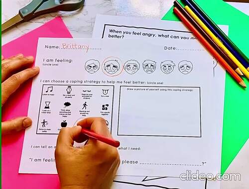 Behavior Reflection Unit Think Sheets Self-Assessments Apology Pages