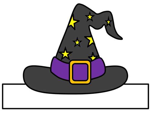 Halloween Witch Hat Craft | Fun Color & Cut Activity by Pim Paper