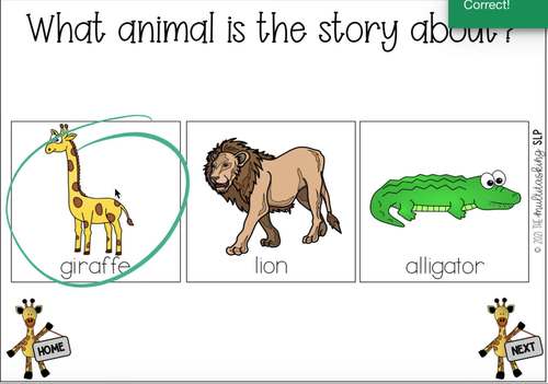 Giraffes Can't Dance Book Companion | Speech Therapy | Boom Cards ...