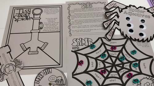 Spider Differentiated ELA Reading Centers by Amy Labrasciano | TPT