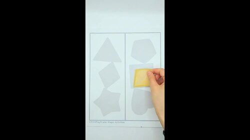 Shape Learning Activity Bundle, Shape Tracing Activity Prints for ...