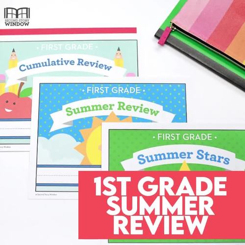 Summer Packet 1st Grade • No Prep End of the Year Activities Cumulative ...