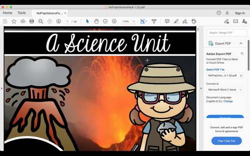 No-Prep Volcano Pack by The Glacier Teacher | Teachers Pay Teachers