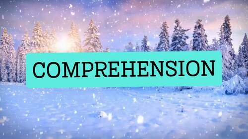 The Snow Queen by Hans Christian Andersen Comprehension Understanding ELA