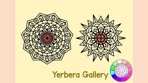 Mandala House No. 3/21 || Coloring Pages by Yerbera Gallery | TPT