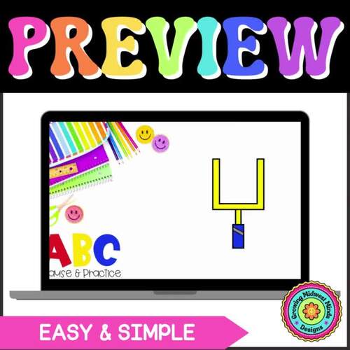 Pause & Play ABC Practice – Sports Theme | Beginning Sounds Video - Pre K-1