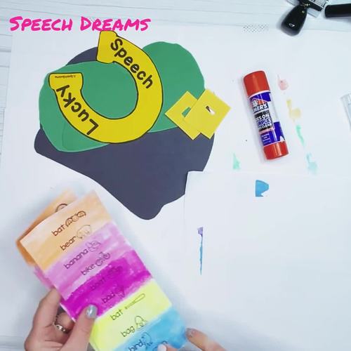 St Patricks Day Leprechaun Speech and Language Craft by Speech Dreams