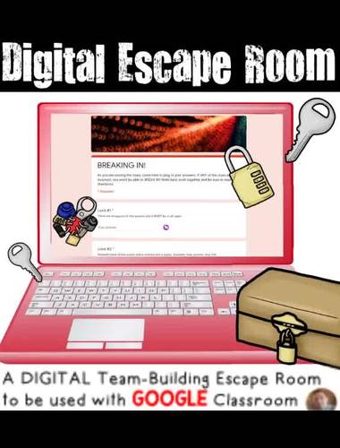 DIGITAL Back to School Escape Room Activity | Teamwork Rules Math ...