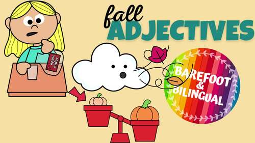 Fall Adjectives Clipart - Grammar Clipart | TPT