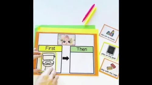 TOILET TRAINING First Then Visual Chart by The Teaching Speechie