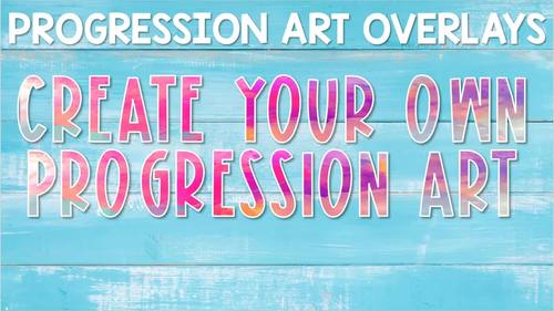 Progression Overlay Parallelogram Clipart for Digital Activities