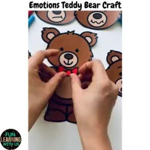 Emotions & Feelings Teddy Bear Craft - Social Emotional Learning Activity