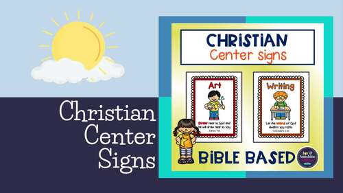 Christian Center Signs by Joy and Sunshine Collective | TPT
