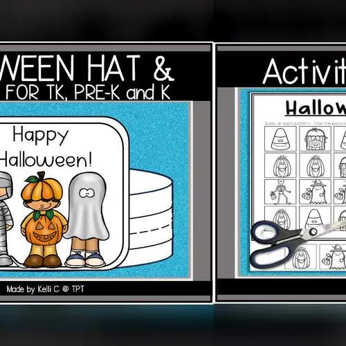 Crown Template for Halloween Plus Additional Learning Activities by Kelli C