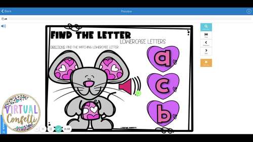 Letter Recognition Assessment Identifying Letters Valentines Day Literacy
