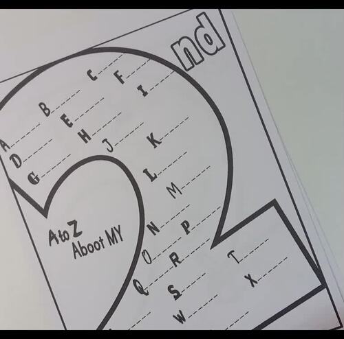 2nd Grade All About Me Book - Back to School Activities by The learning ...