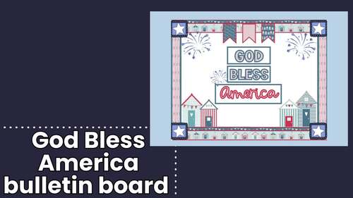 4th of July Bulletin Board- Religious by Joy and Sunshine Collective