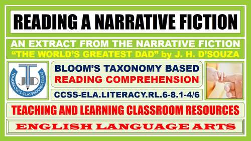 READING NARRATIVE FICTION - SHORT STORY - 14 WORKSHEETS WITH ANSWERS