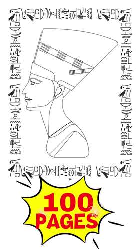 Páginas para Colorear del Antiguo Egipto Actividad Divertida para Niños
