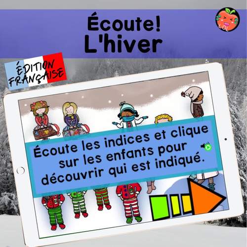 Les Cartes Boom L'hiver | Audio seulement | Un jeu de compréhension orale