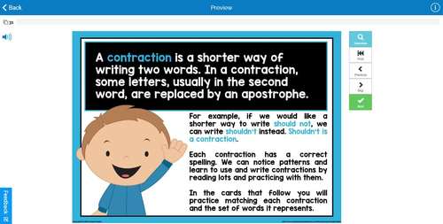Contraction Boom Cards by Second Grade Smiles | TPT