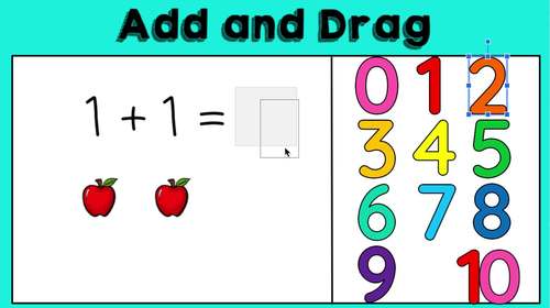 Distance Learning - Add and Drag - Addition Slides | TPT