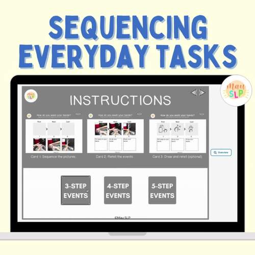 Sequencing Everyday Activities Real Pictures Boom™ by Mau SLP | TPT
