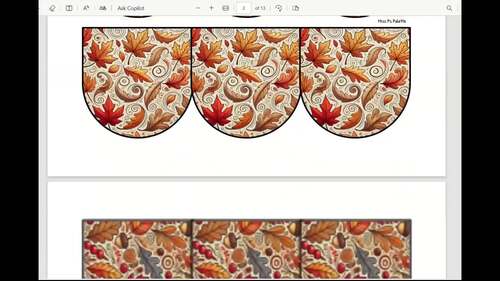 Fall-Themed: Bulletin Board Borders by Miss Ps Palette | TPT