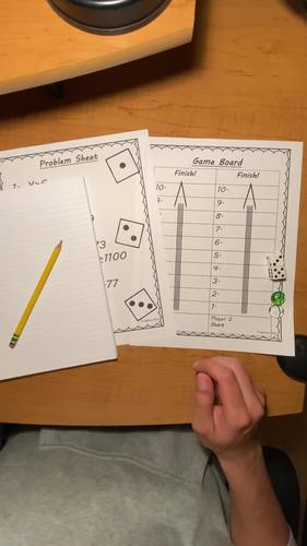 Inequality Equations Worksheet | 5th/6th Grade Math Game by Variable Soup