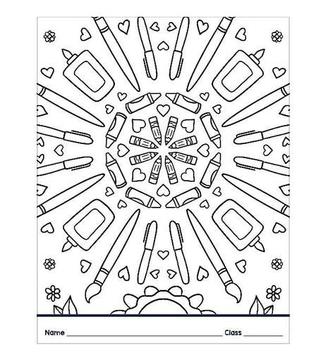 Art Workbooks for early finishers. Activities & Coloring Pages for 5th ...