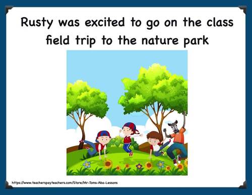 Rusty gets LOST ELOPING on a Field Trip - Social Skills Behavior Story ...