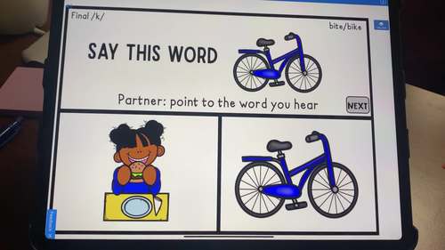 Partner Feedback BOOM Cards for K/G Velar Sounds Minimal Pairs by Panda ...