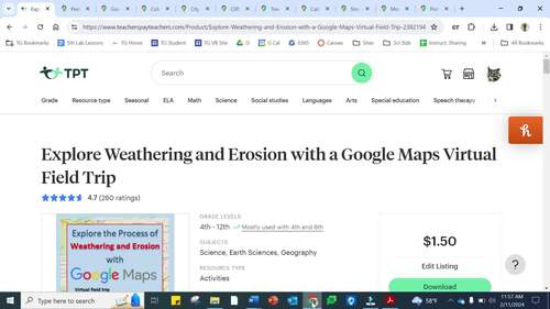 Explore Weathering and Erosion with a Google Maps Virtual Field Trip