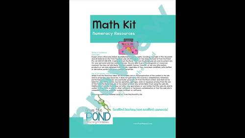 Fluent 5 Dot Cards for Math Warm Ups and Number Activities by From the Pond