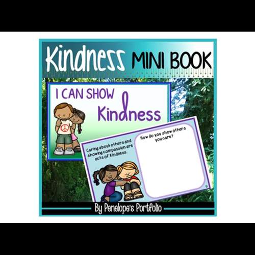 Kindness Activity: Kindness Mini Book, Social Emotional Learning