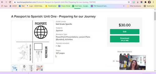 A Passport to Spanish: Unit One - Preparing for our Journey ...