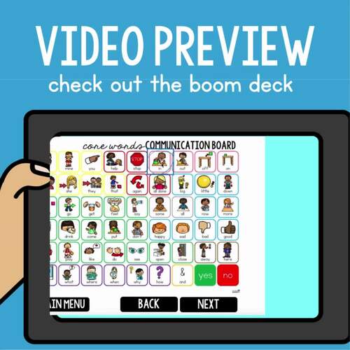 BOOM Cards - Ocean Animals Core Word Vocabulary Activities for Speech ...