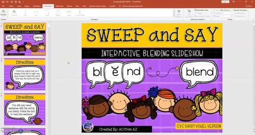 Sweep & Say Pack 4- Magic, Bossy, Silent E (interactive slideshow ...