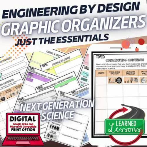 Science Inquiry Outline Notes, Bullet Notes, NGSS by Learned Lessons LLC
