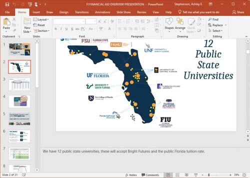 Florida Financial Aid Presentation and Handouts, FAFSA by The College Climb